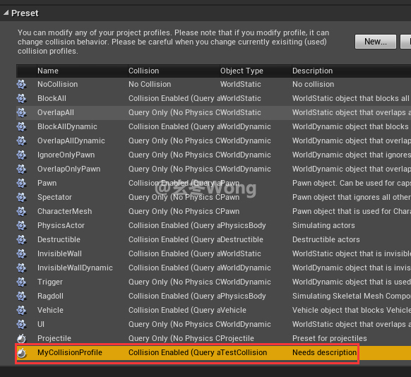 [UE4]C++创建BoxCollision(BoxComponent)并注册Overlap和Hit事件回调函数